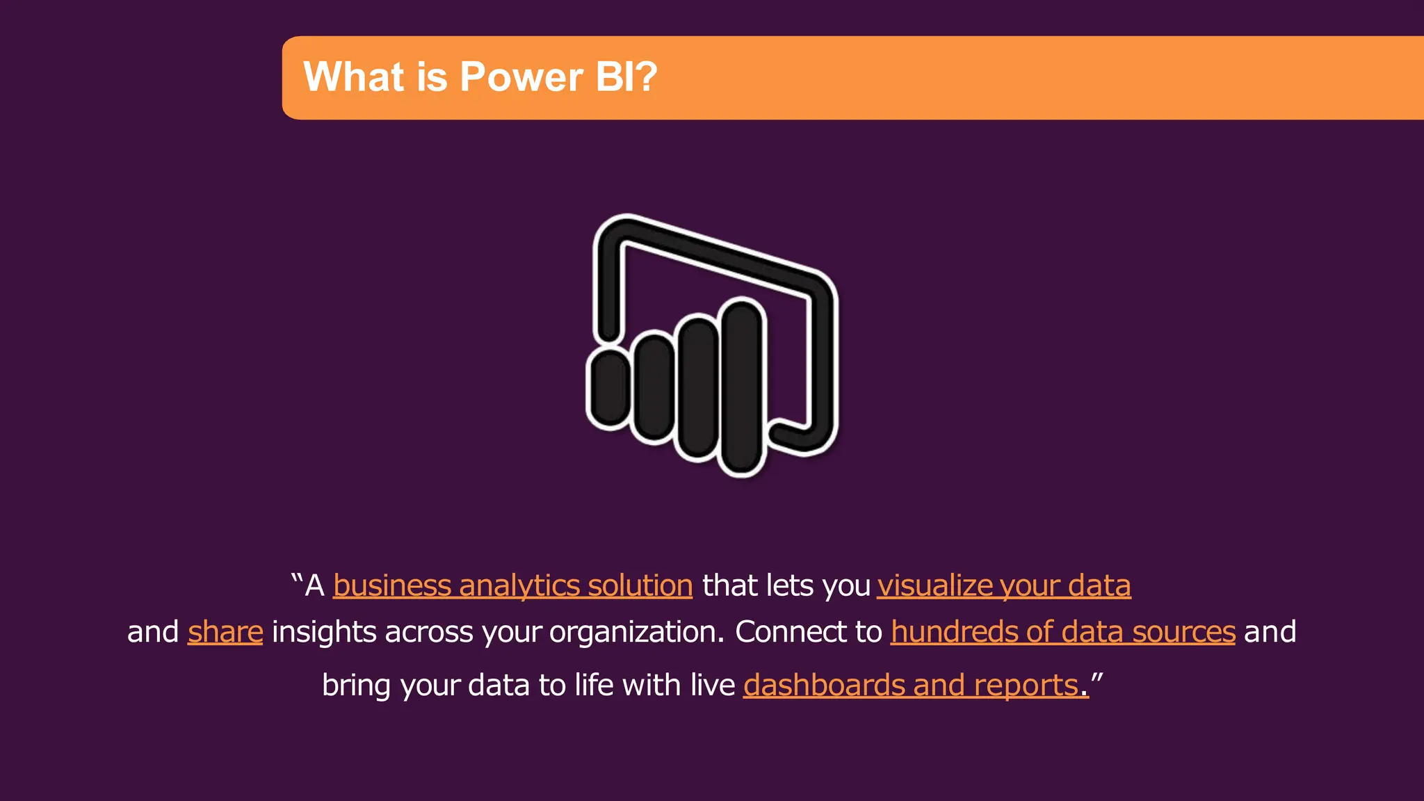 PowerBI importance of power bi in data analytics field | PPT
