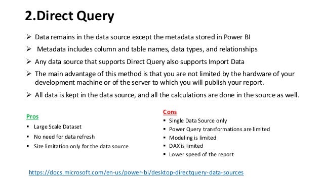 Power BI: Data connectivity modes in Power Bi