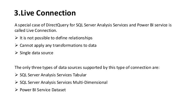 Power BI: Data connectivity modes in Power Bi