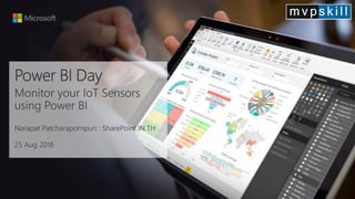 Power BI Day-mvpskill-25082018: Monitor your IoT sensors using Power BI ...