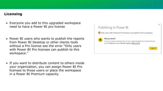 Power BI new workspace experience in power bi | PPTX