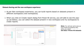 Power BI new workspace experience in power bi | PPTX