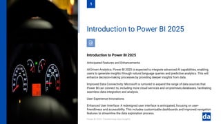 Microsoft Power BI 2025 - Exploring Key Features, Enhancements, and ...