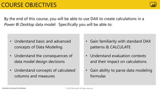 Power BI Advanced Data Modeling Virtual Workshop | PPTX
