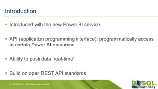 Power BI API | PPT