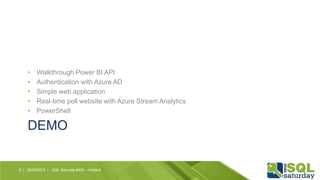 Power BI API | PPT
