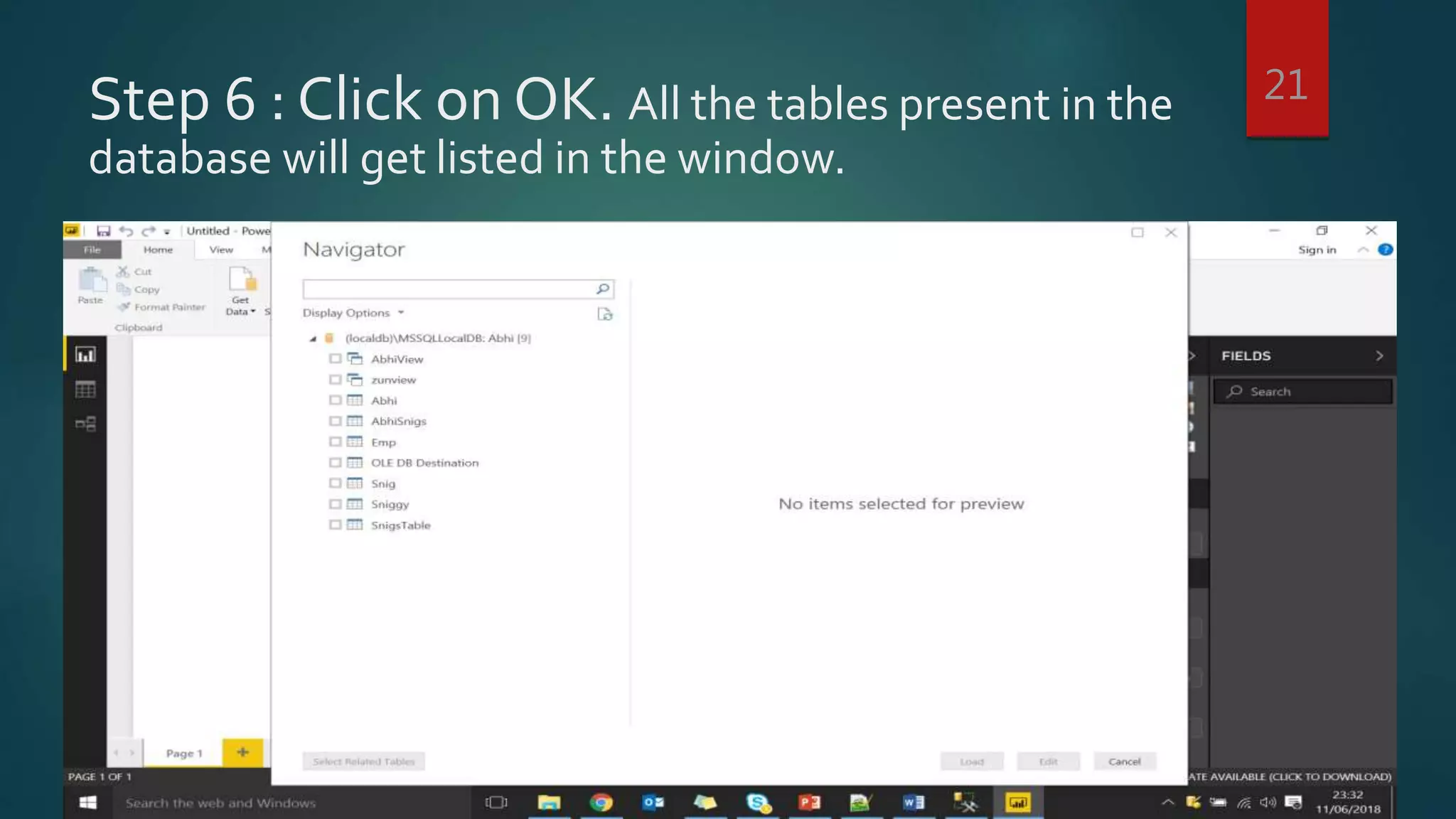 Power Bi Basics Pptx Databases Computer Software And Applications