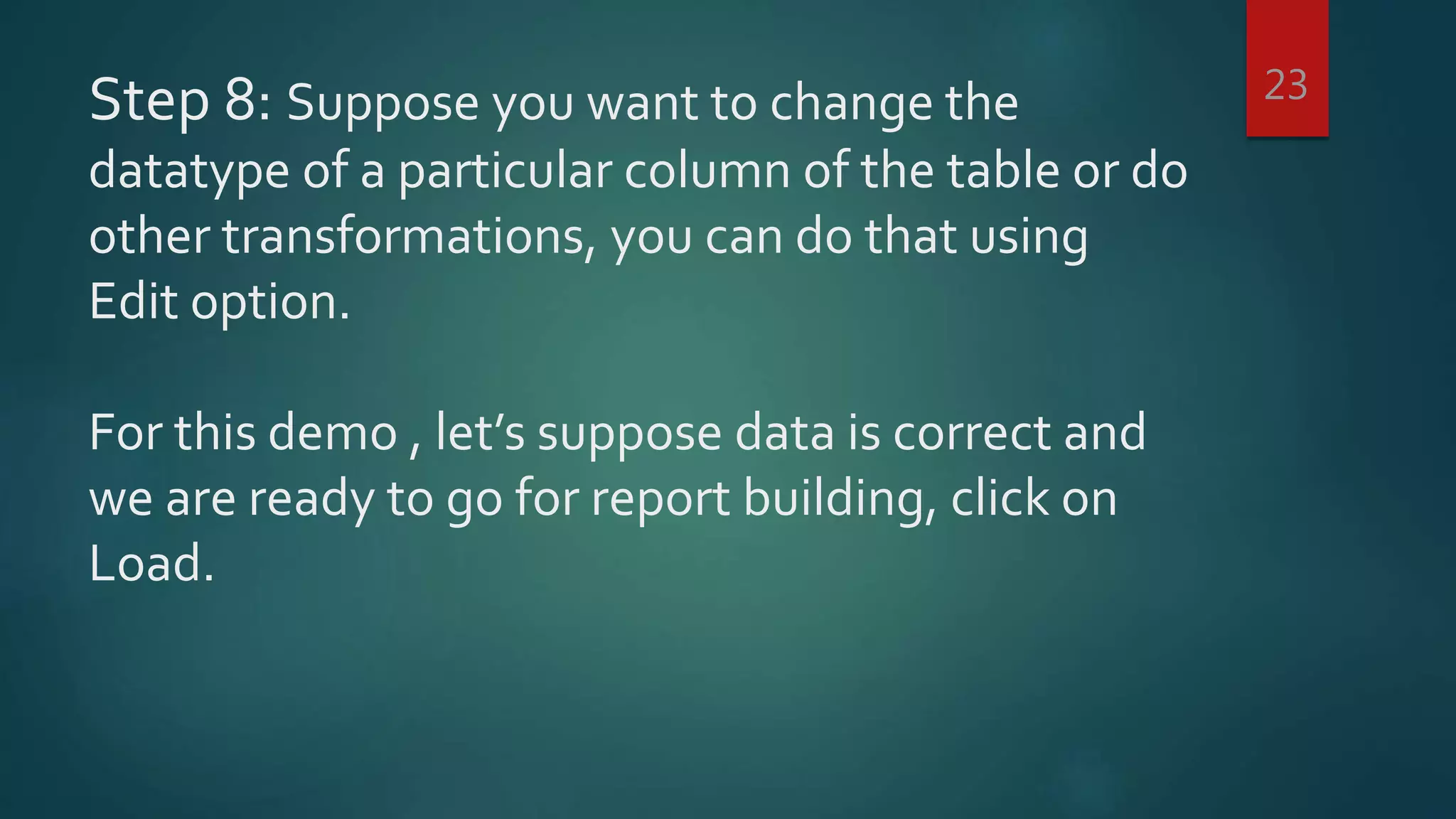 Power Bi Basics | PPTX