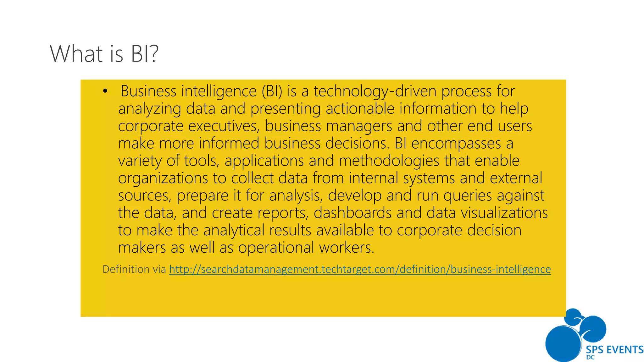 Power BI: From the Basics | PPTX