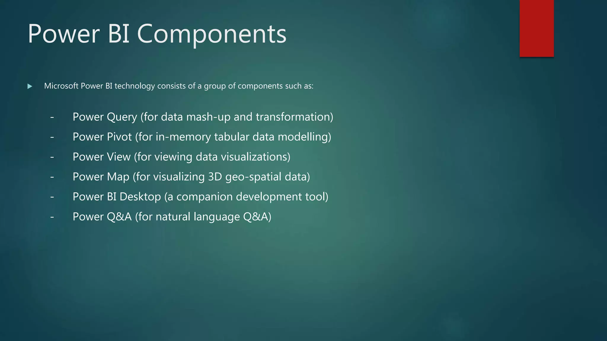 Power bi components | PPTX