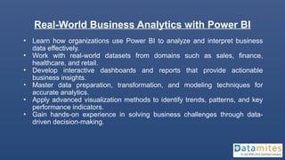 Power BI for Business Analytics and Data Visualization | PPTX