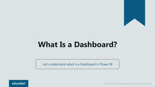 Power BI Dashboard | Microsoft Power BI Tutorial | Data Visualization | Edureka | PDF