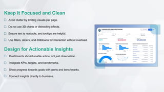 Power BI Dashboard Design Core Principles of Effective Data ...