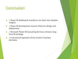 How to Create a Power BI Dashboard and use | PDF