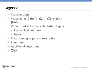 Power BI DAX Kickstart | PPTX
