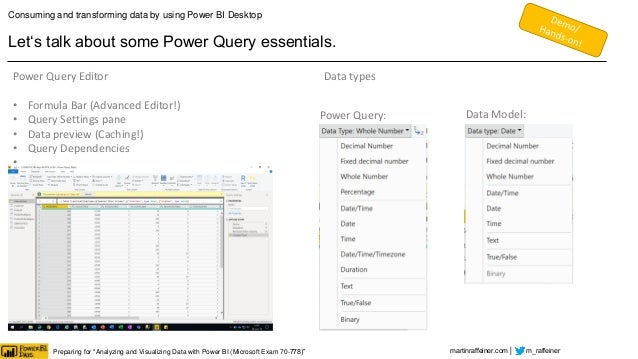 Microsoft Power BI exam 70-778 preparation workshop