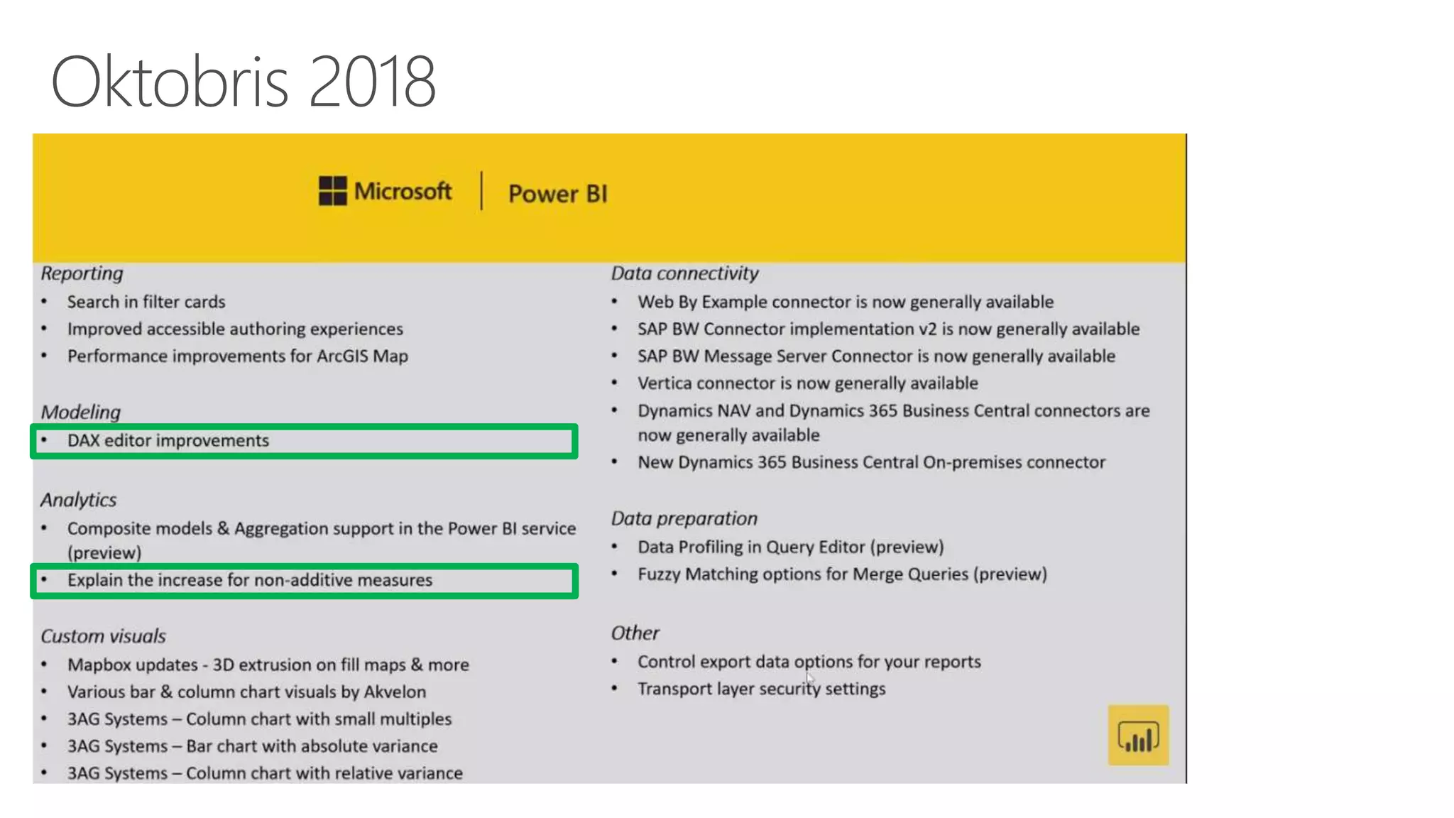 Power bi desktop 2018 | PPTX