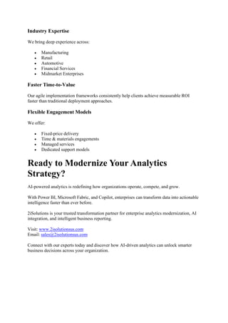 Power BI and Microsoft Co-pilot: AI-Driven Analytics for Smarter ...