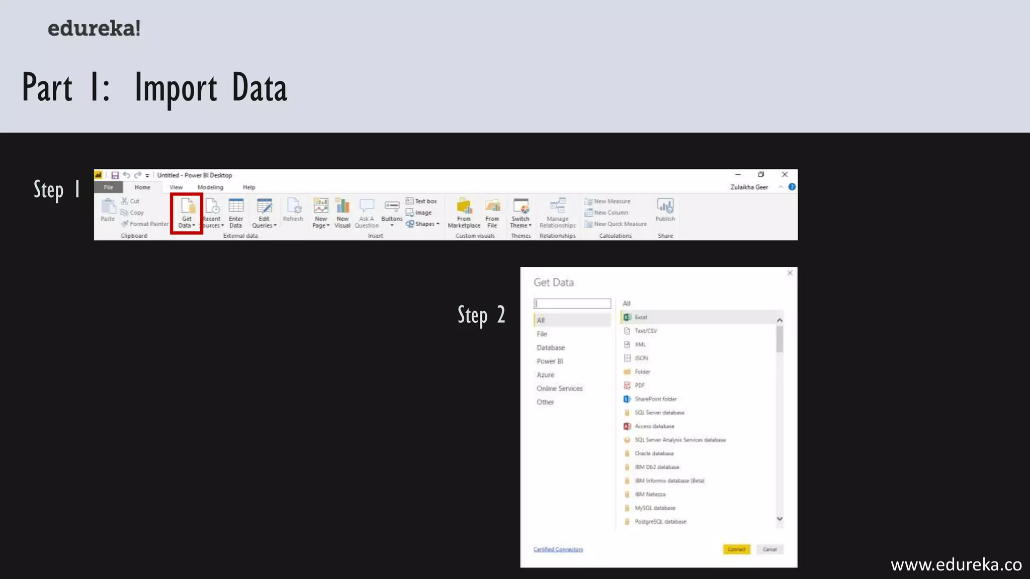 Power BI Full Course | Power BI Tutorial for Beginners | Edureka | PDF