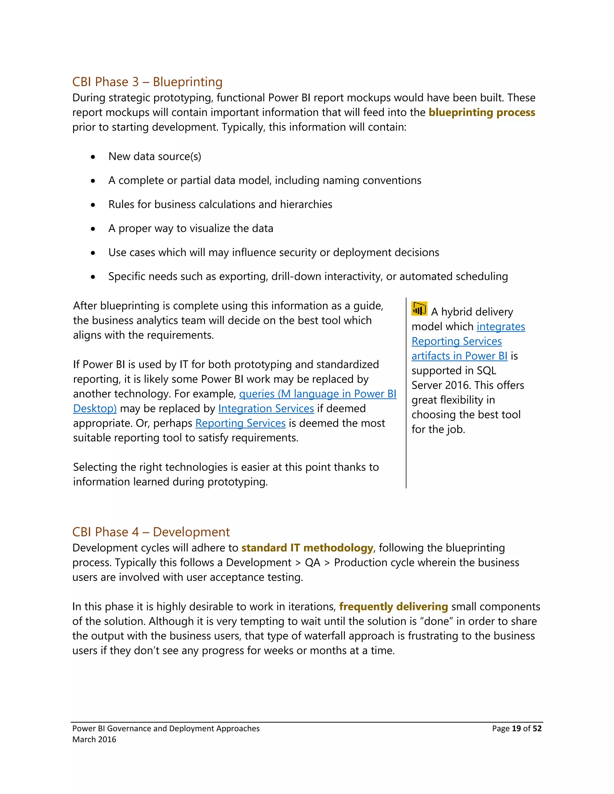 Power BI Governance | PDF