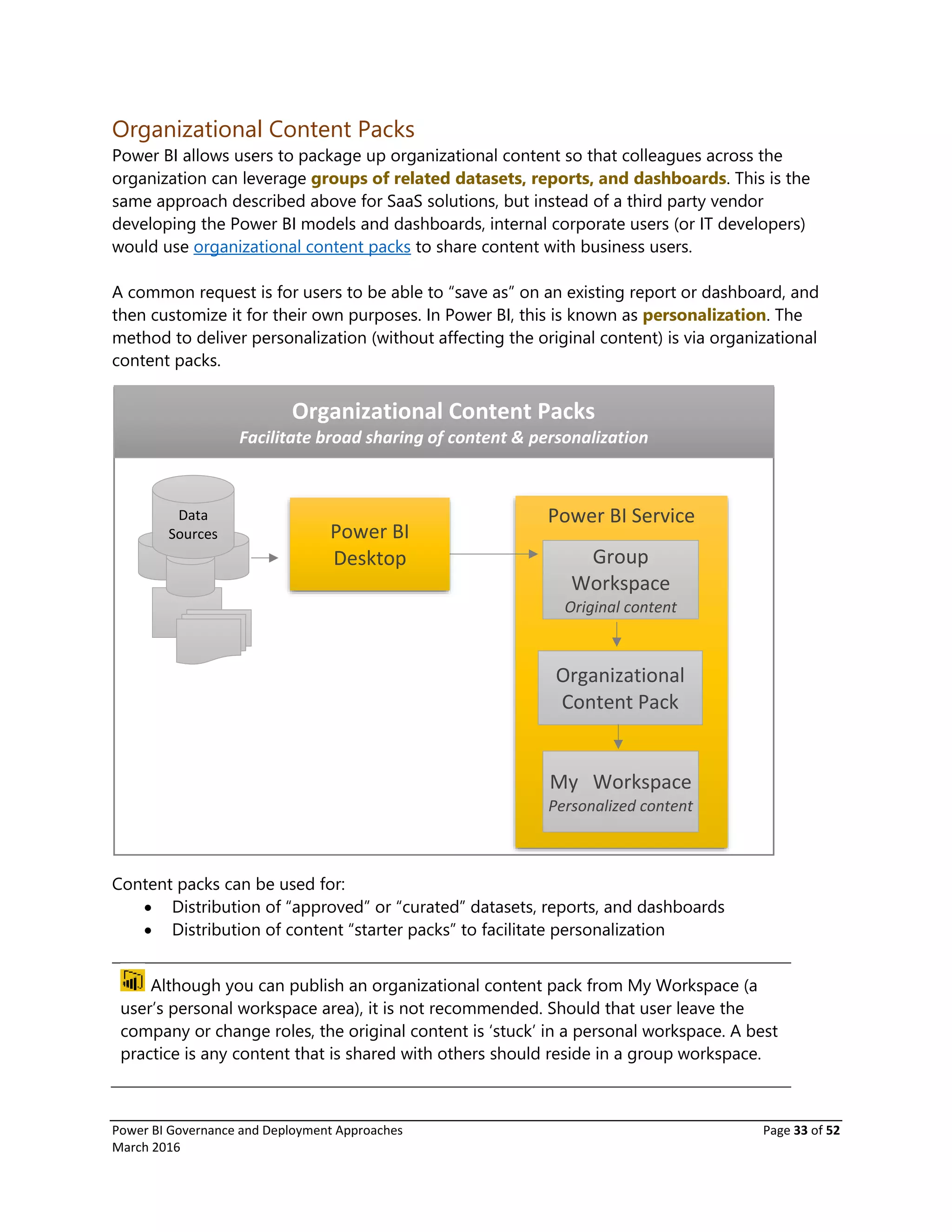 Power BI Governance | PDF