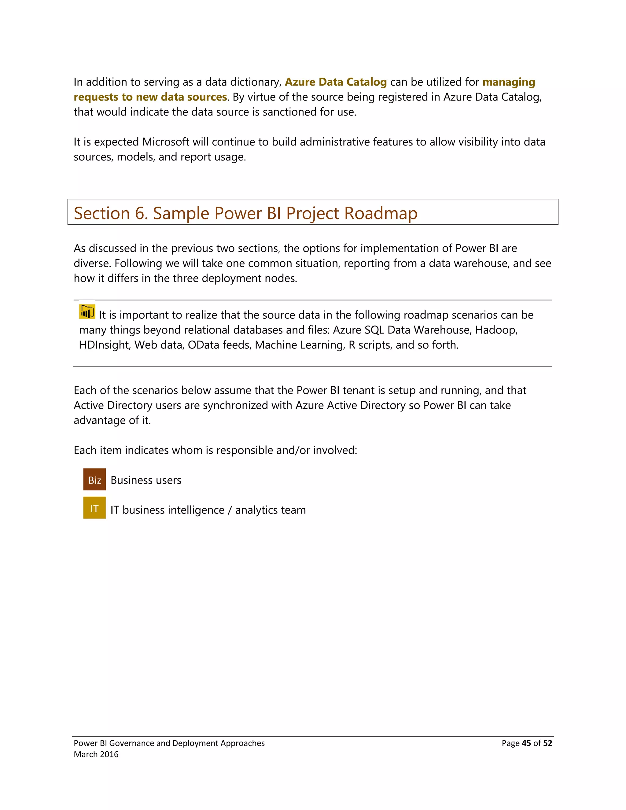 Power BI Governance | PDF