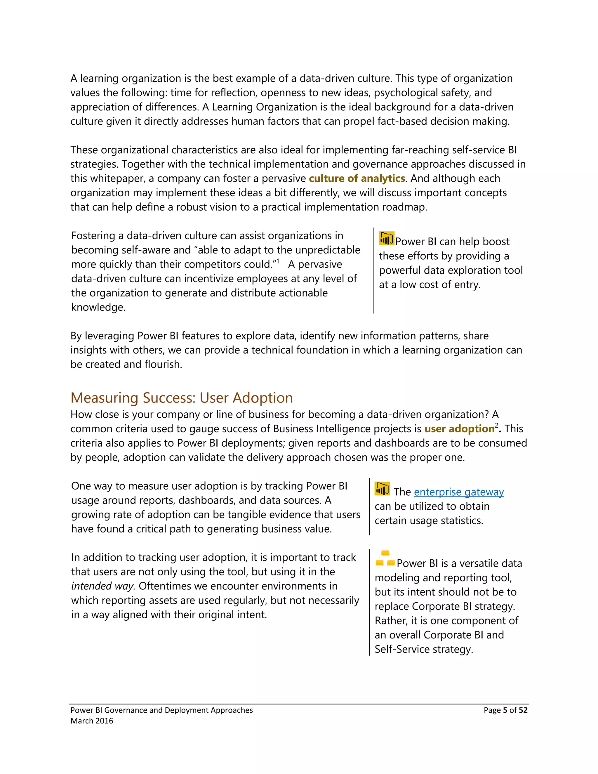 Power BI Governance | PDF