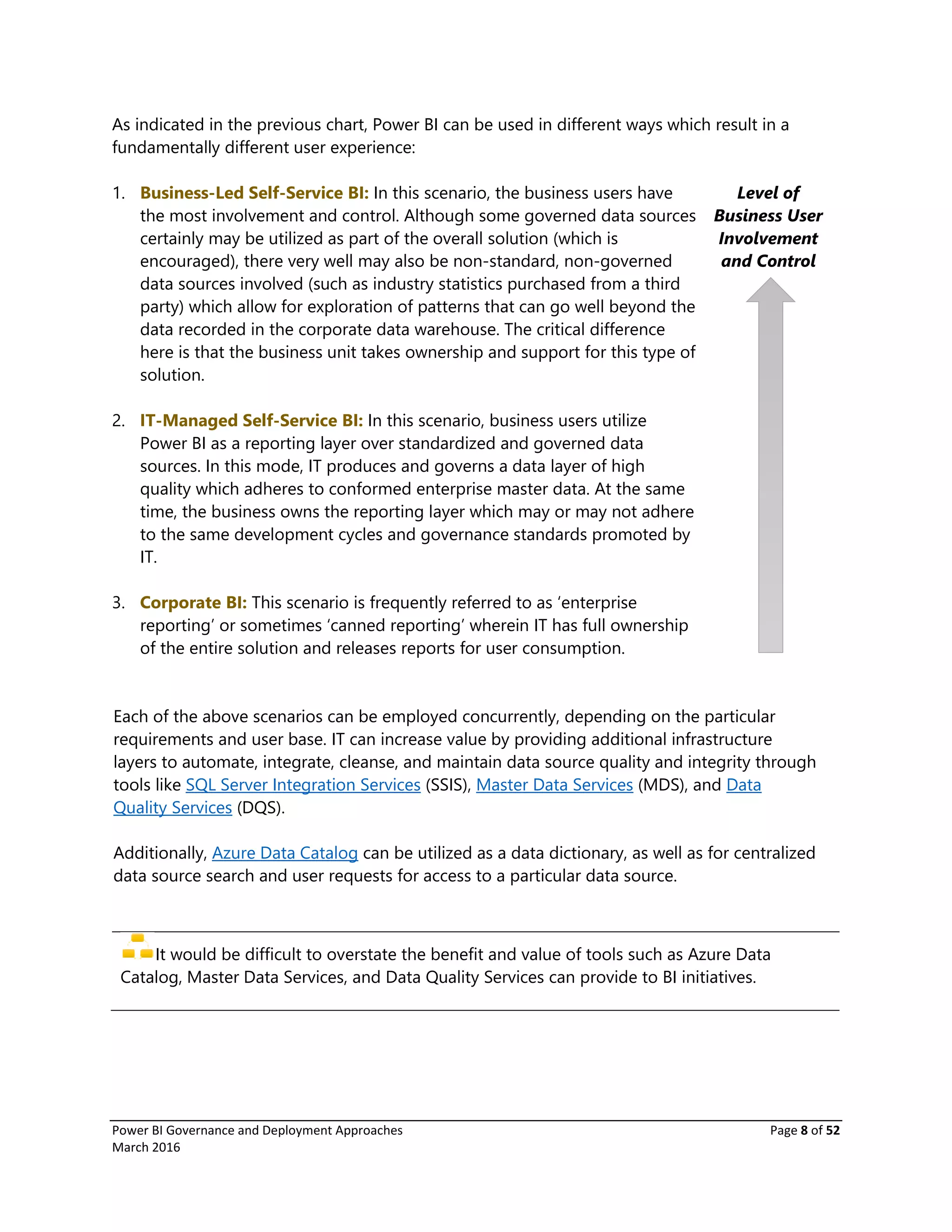Power BI Governance | PDF