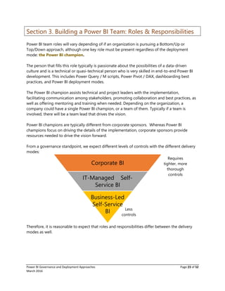 Power BI Governance | PDF