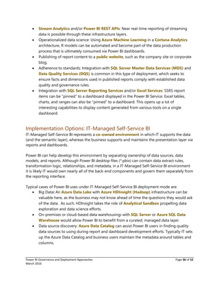 Power BI Governance | PDF