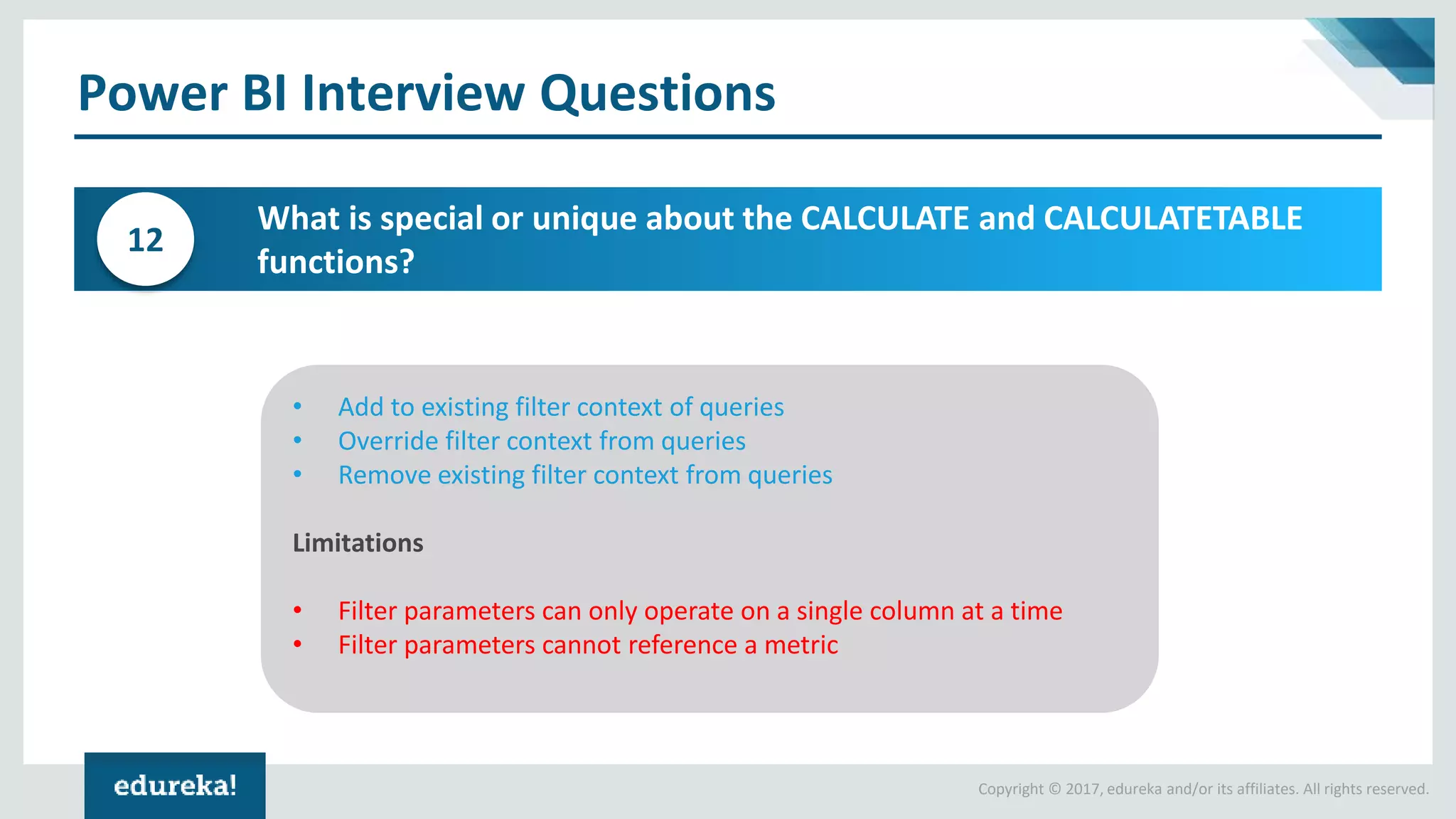 Power BI Interview Questions and Answers | Power BI Certification ...