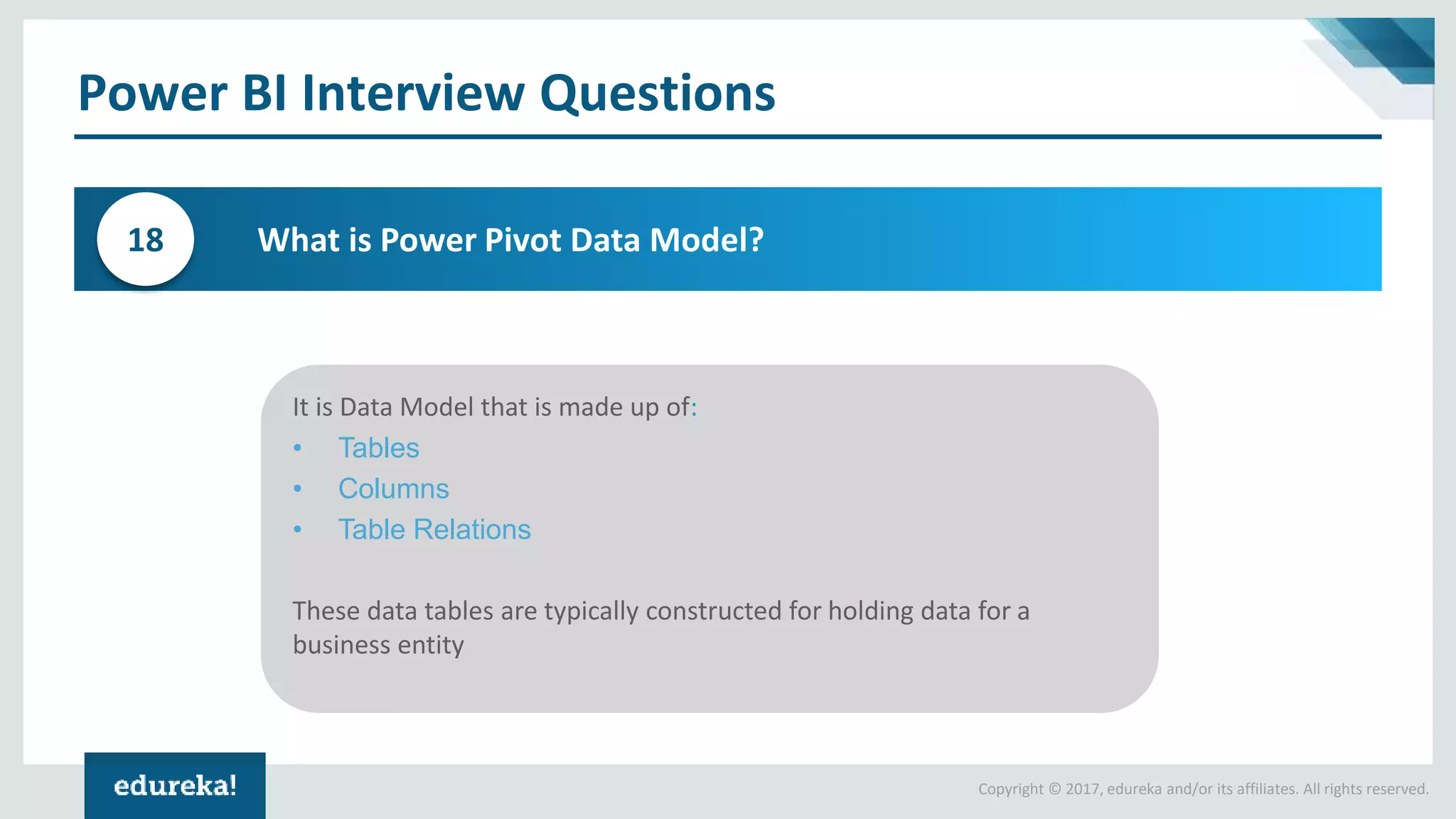 Power BI Interview Questions and Answers | Power BI Certification ...