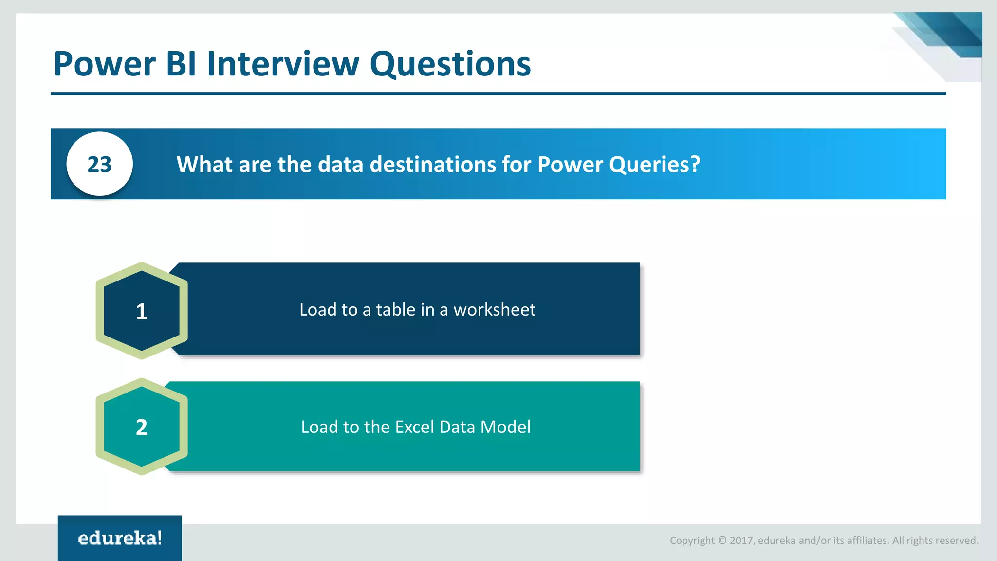 Power BI Interview Questions and Answers | Power BI Certification ...