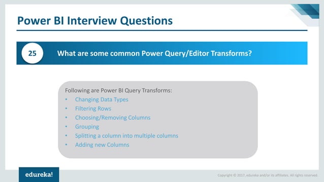 Power BI Interview Questions and Answers | Power BI Certification ...