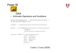 Power BI Computing Languages | PPT