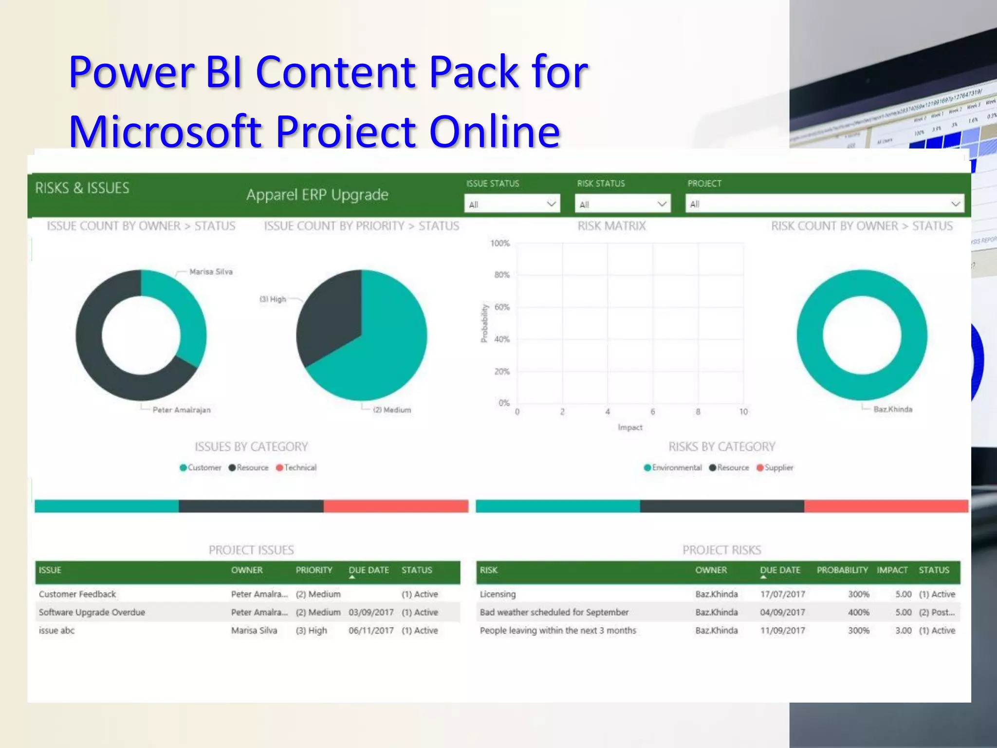 Power BI measure and visualize project success | PDF