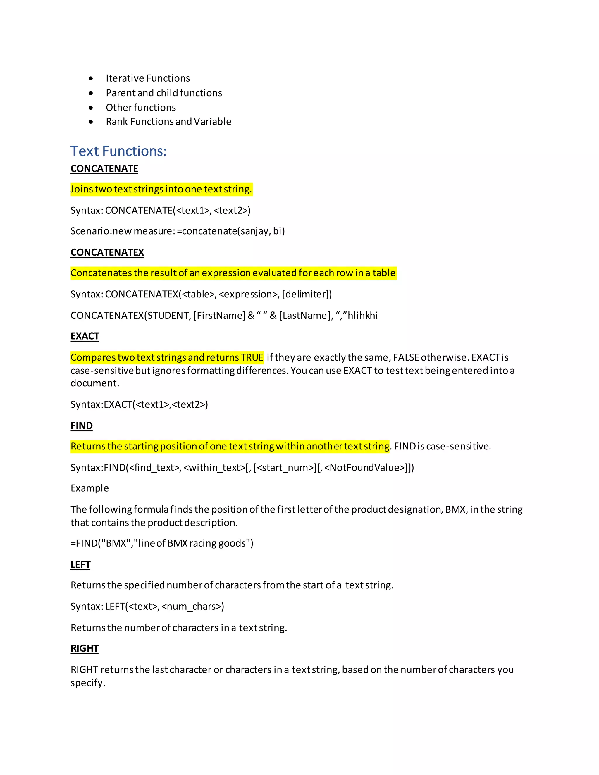 Power bi notes | DOCX