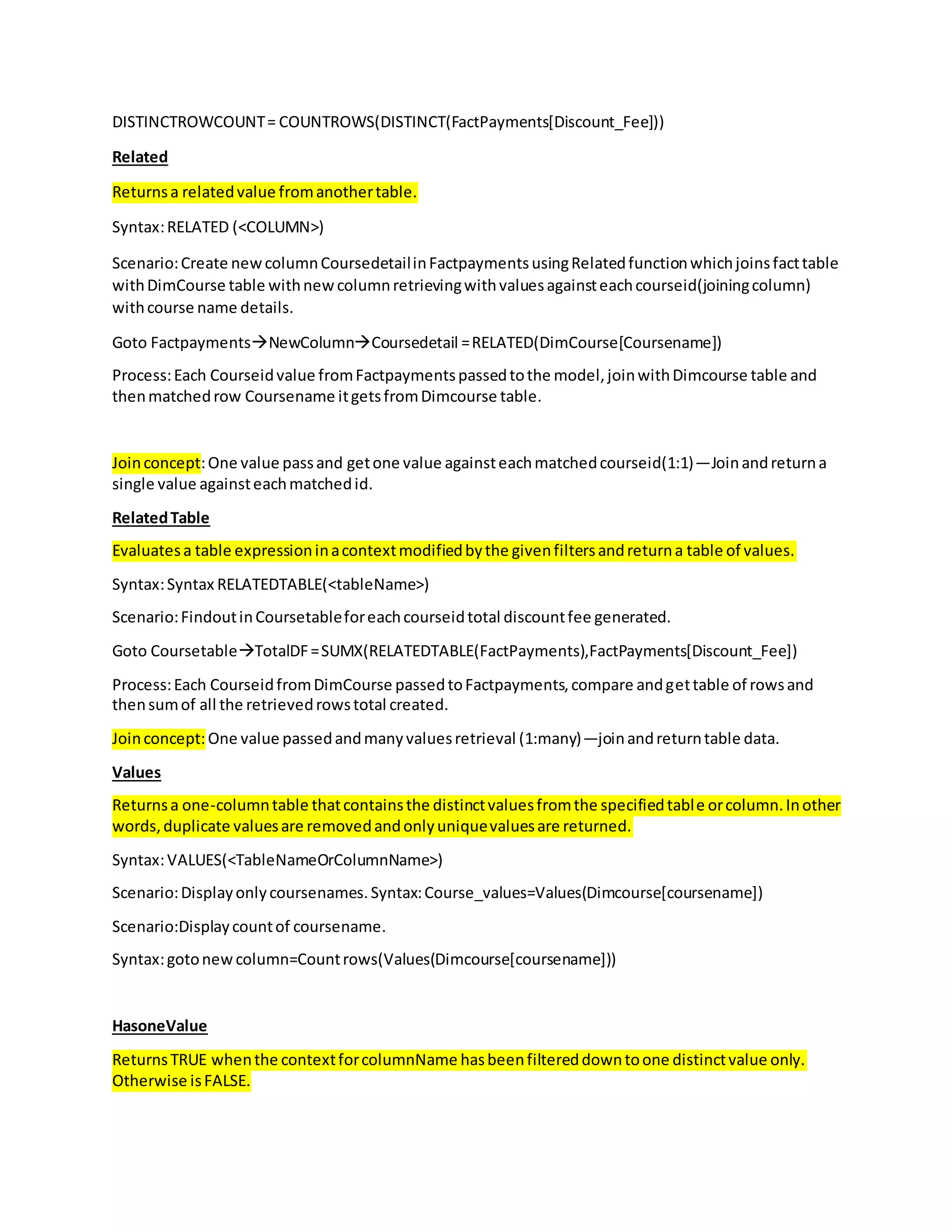 Power bi notes | DOCX