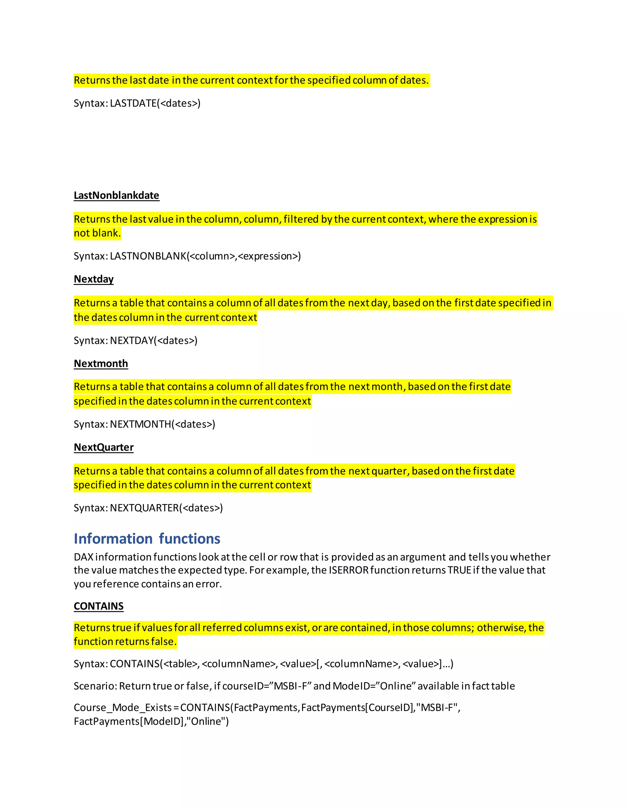 Power bi notes | DOCX