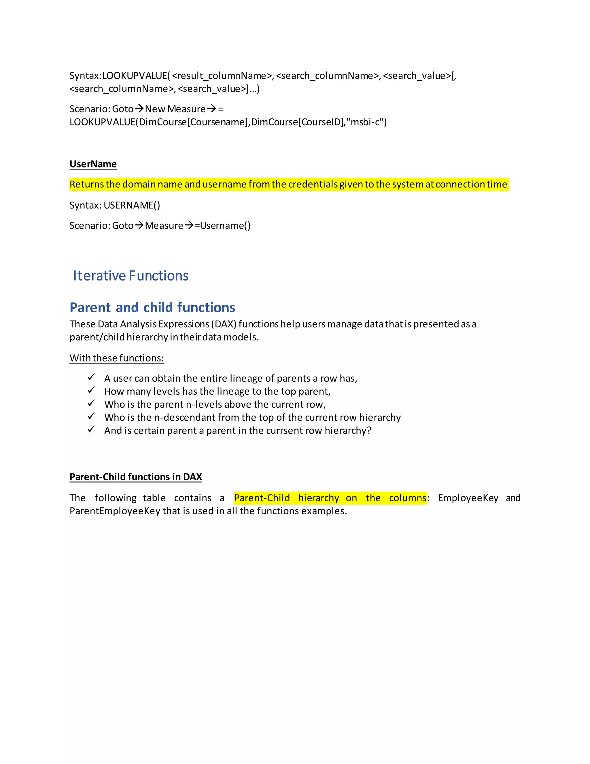 Power bi notes | DOCX