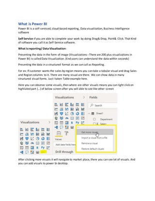 Power bi notes | DOCX