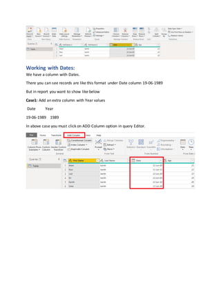 Power bi notes | DOCX