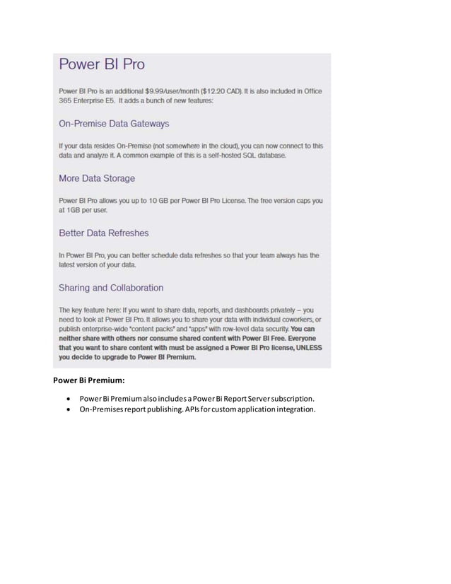Power bi notes | DOCX | Databases | Computer Software and Applications
