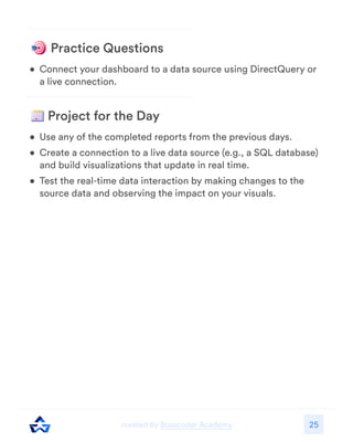 Power BI Notes with complete steps by steps | PDF
