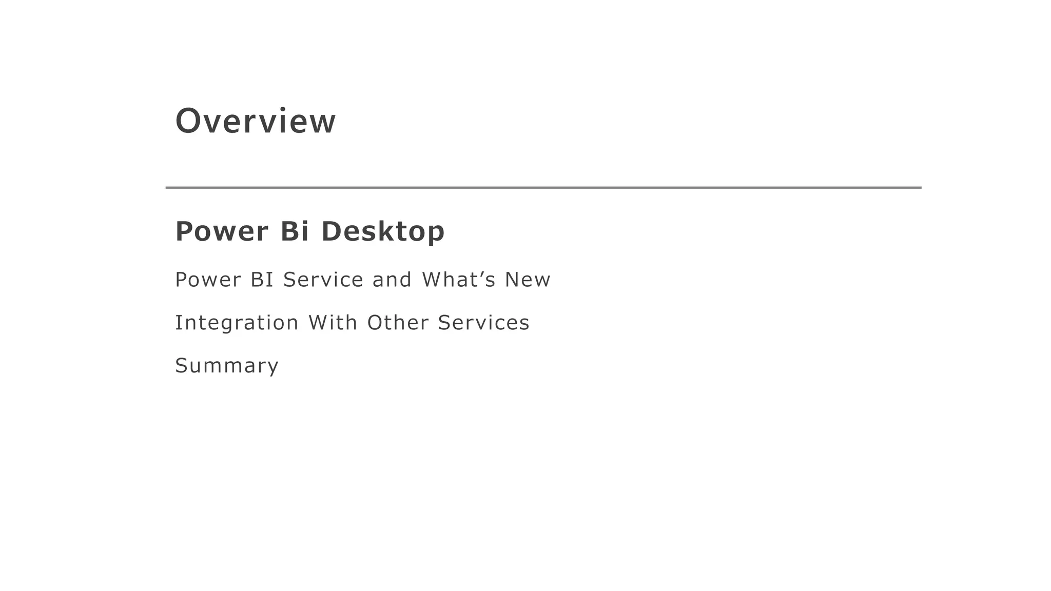 Power bi overview | PPTX