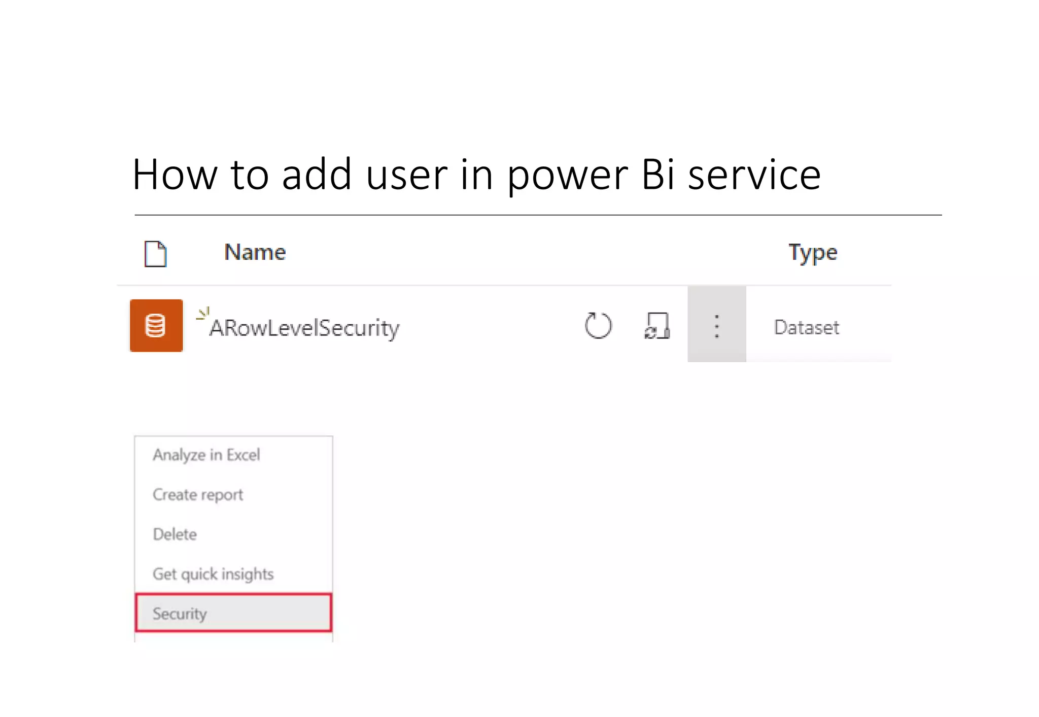 Power bi overview of static row level security | PPT