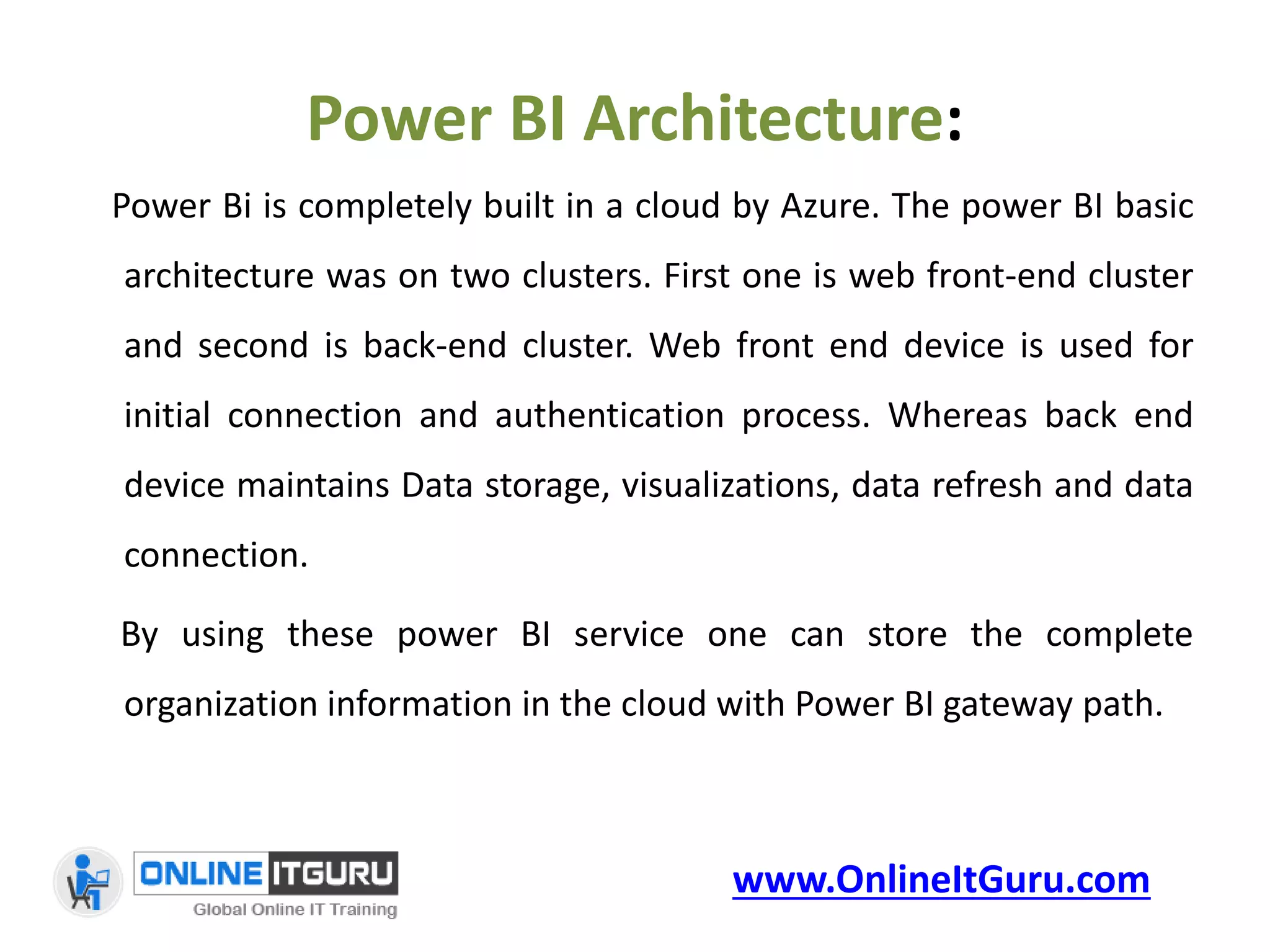 Power BI Online Training hyderabad | Power BI online Course | PPTX