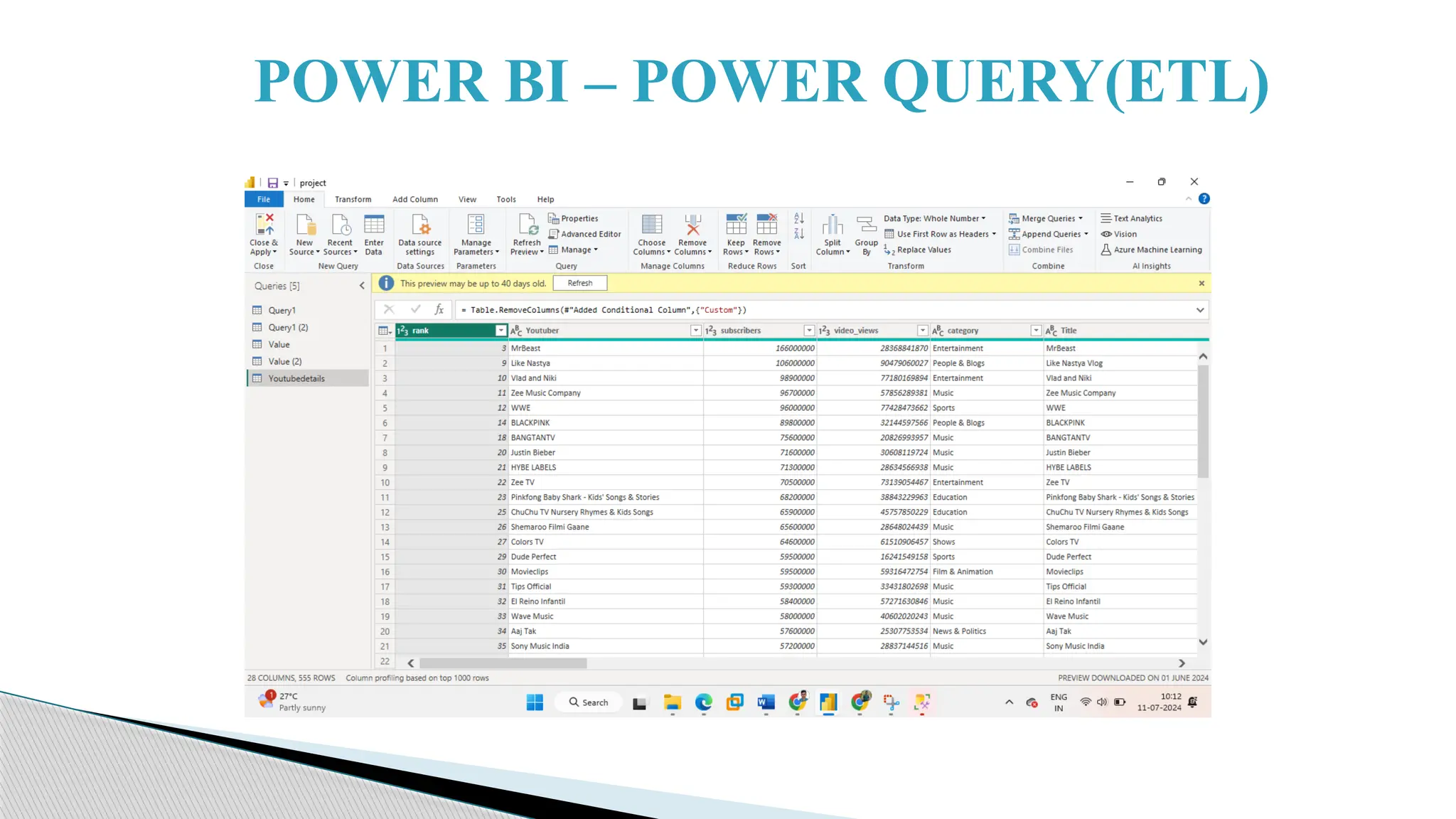 Power BI - Introduction to Interaction with Power BI | PPTX