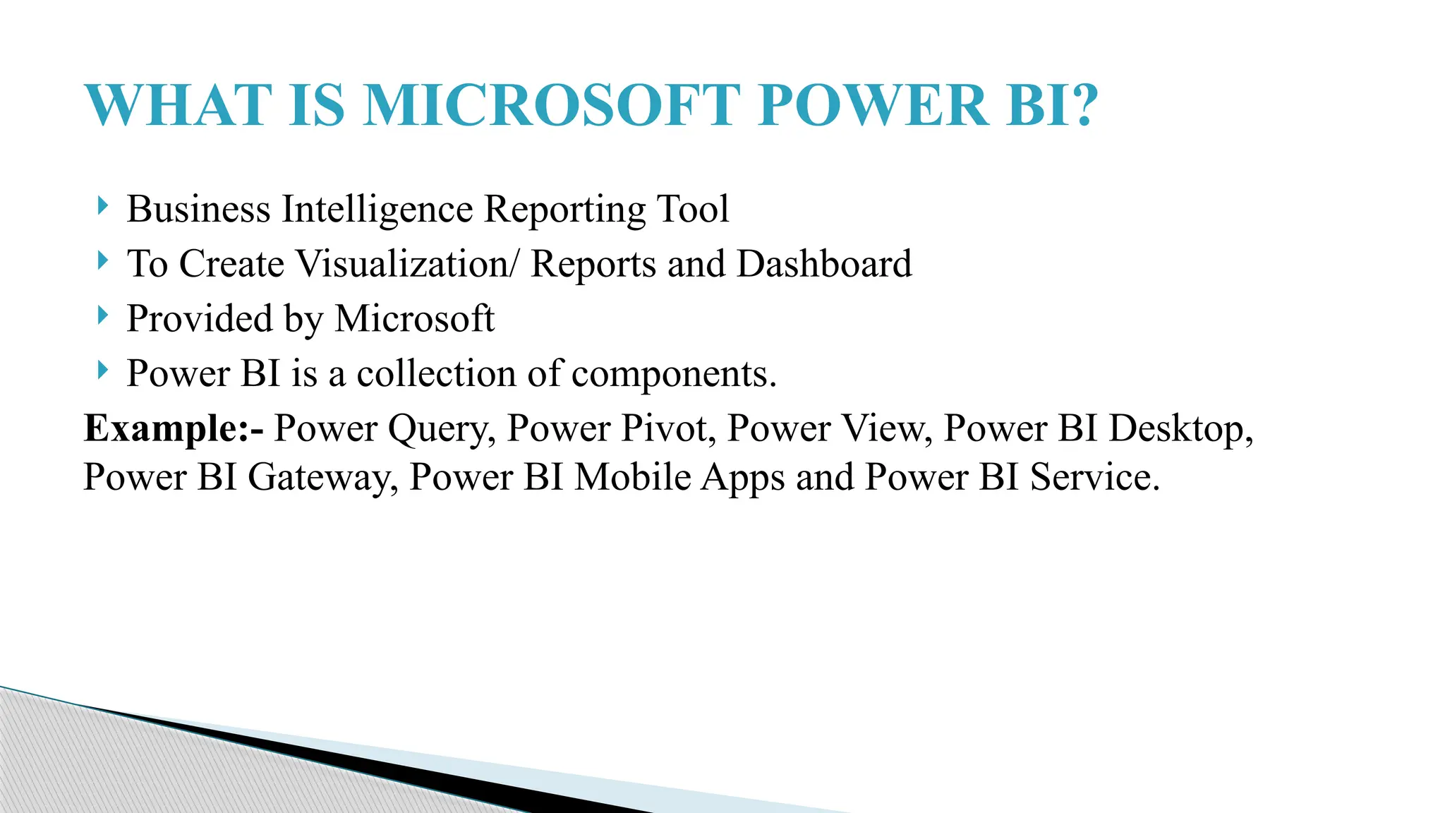 Power BI - Introduction to Interaction with Power BI | PPTX