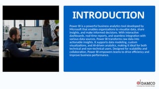 Comprehensive Power BI Consulting for Scalable Solutions | PPTX